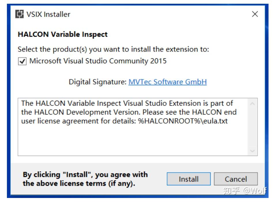 解决VS中无法使用Halcon13 Variables Inpect插件问题 - 知乎
