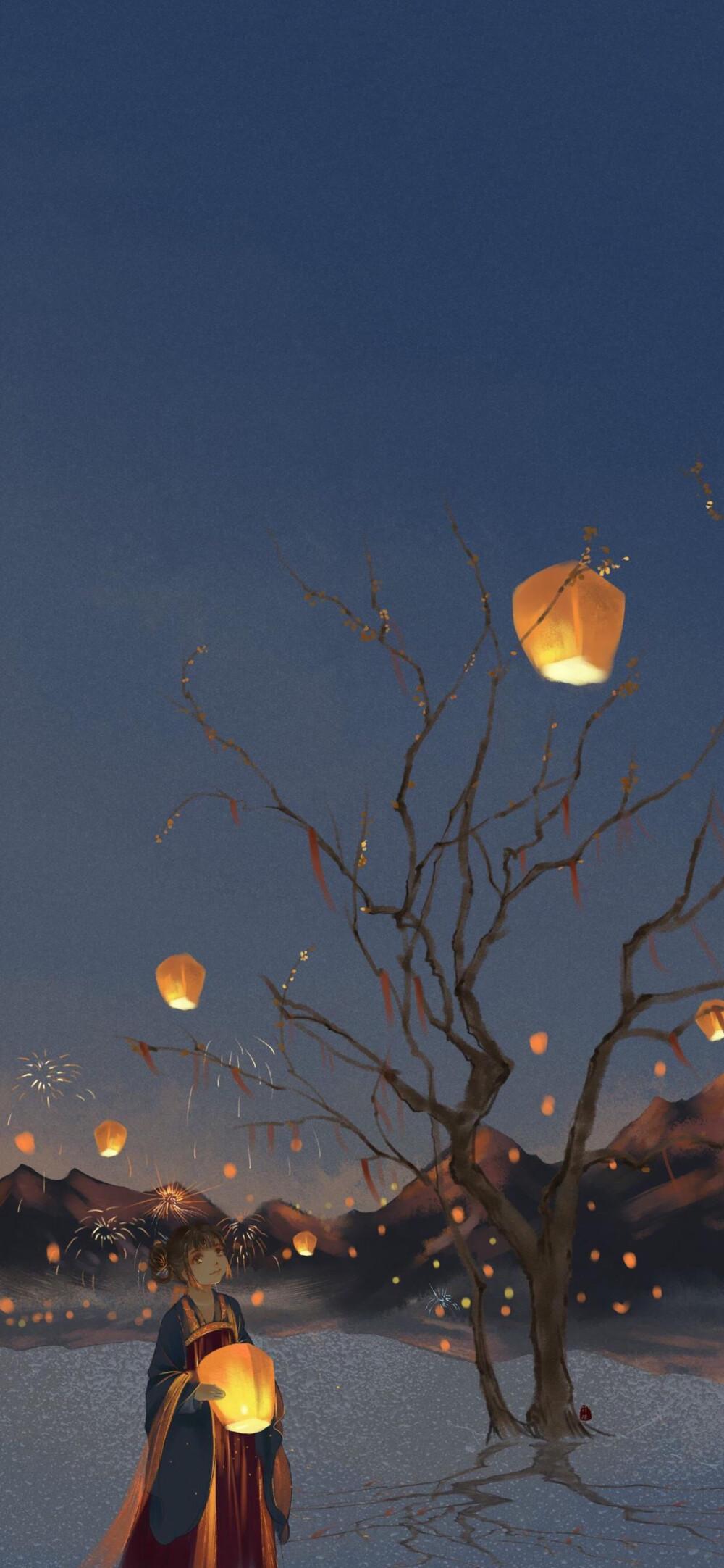 有没有很好看的古风全屏壁纸？ - 知乎