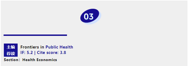 主编荐读 | Frontiers in Public Health - Health Economics 论文精选（下） - 知乎