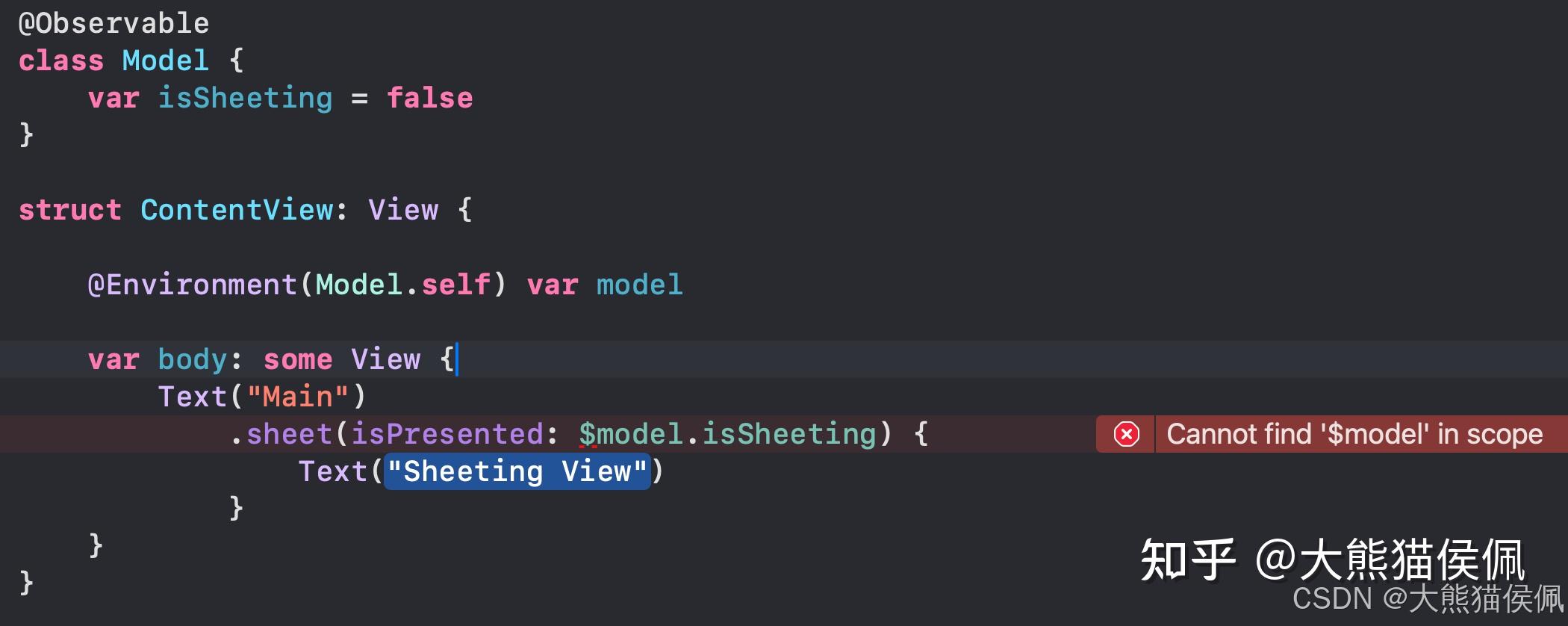SwiftUI 如何取得 @Environment 中 @Observable 对象的绑定？ - 知乎