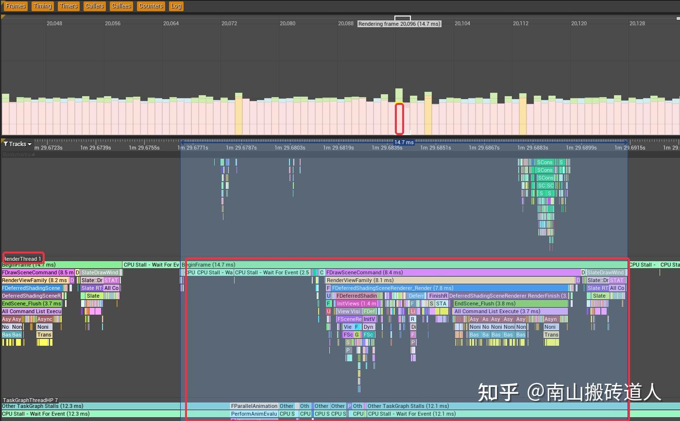 Unreal Insights分析卡顿和降帧 - 知乎