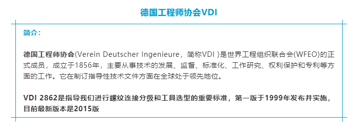 拧紧微课堂 | 从VDI2862浅谈工具选型 - 知乎