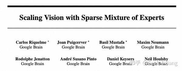 谷歌经典v-moe 用MoE对vit做scale 少计算量高性能 sota - 知乎