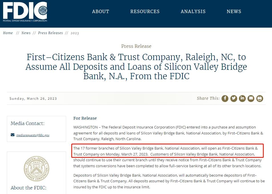 两折收购！第一公民银行接手硅谷银行 - 知乎