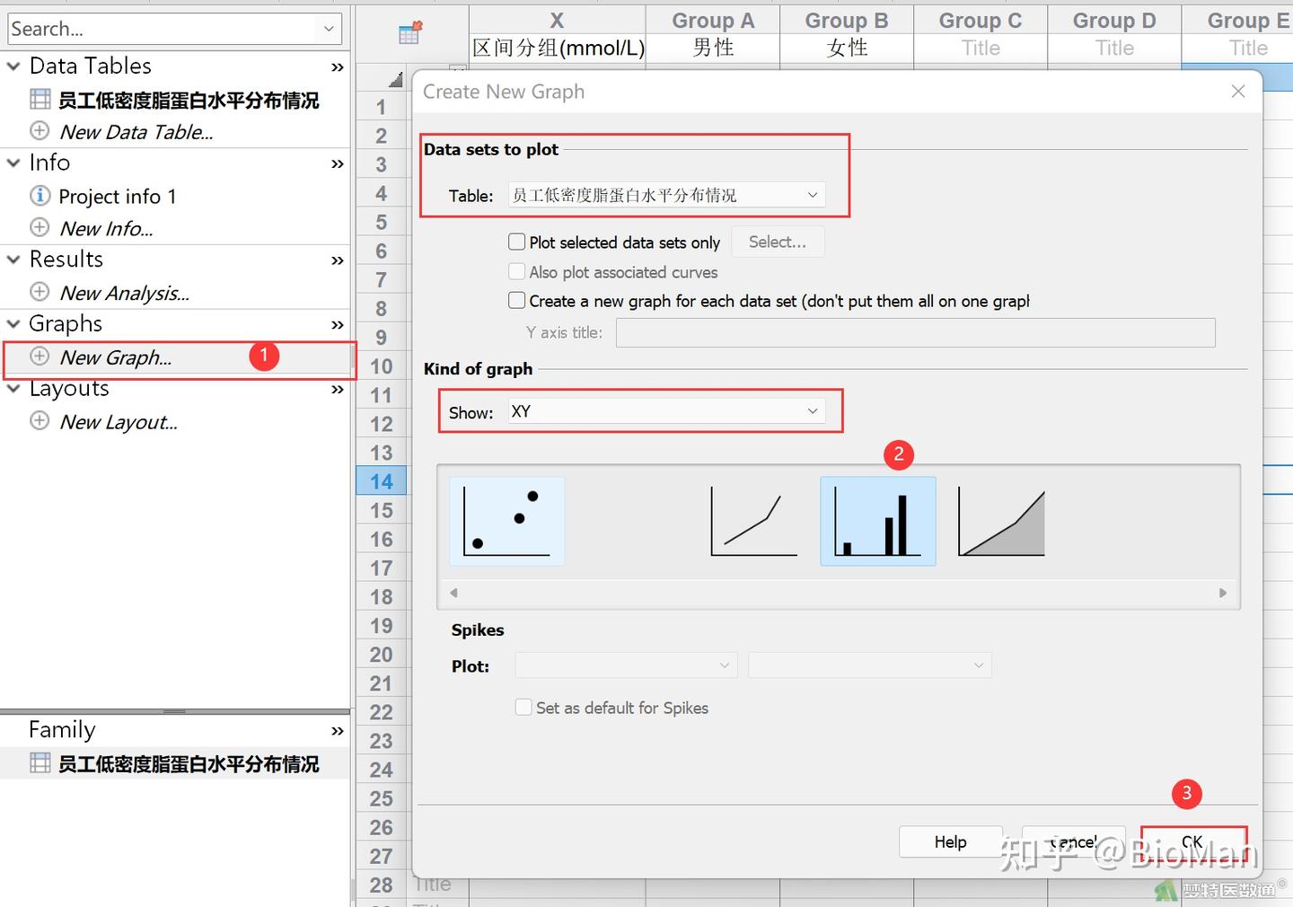 GraphPad Prism XY表图形绘制——模拟直方图 - 知乎
