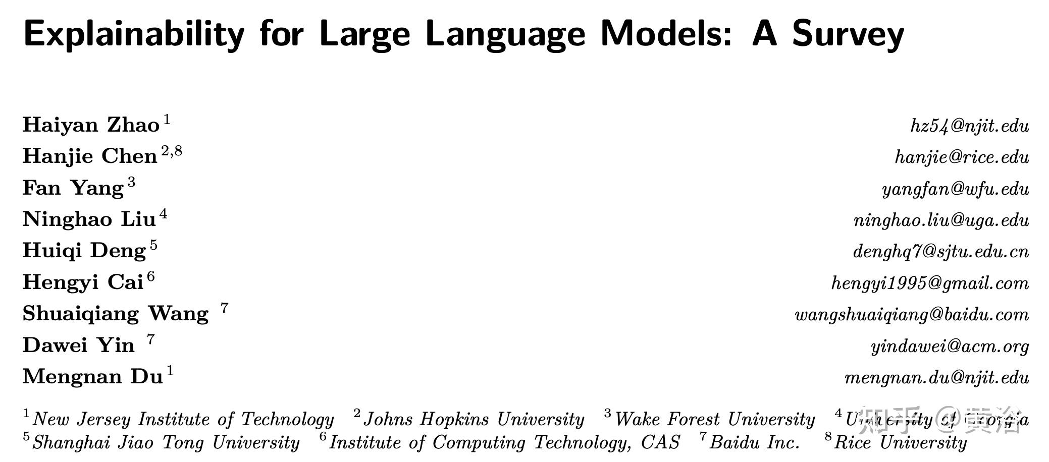 大语言模型的可解释性综述 - 知乎