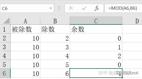 MOD函数详解 - 知乎