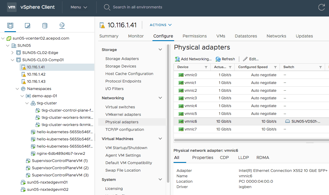 在NSX-T 3.0 VDS上部署vSphere 7 with kubernetes和Tanzu群集 - 知乎