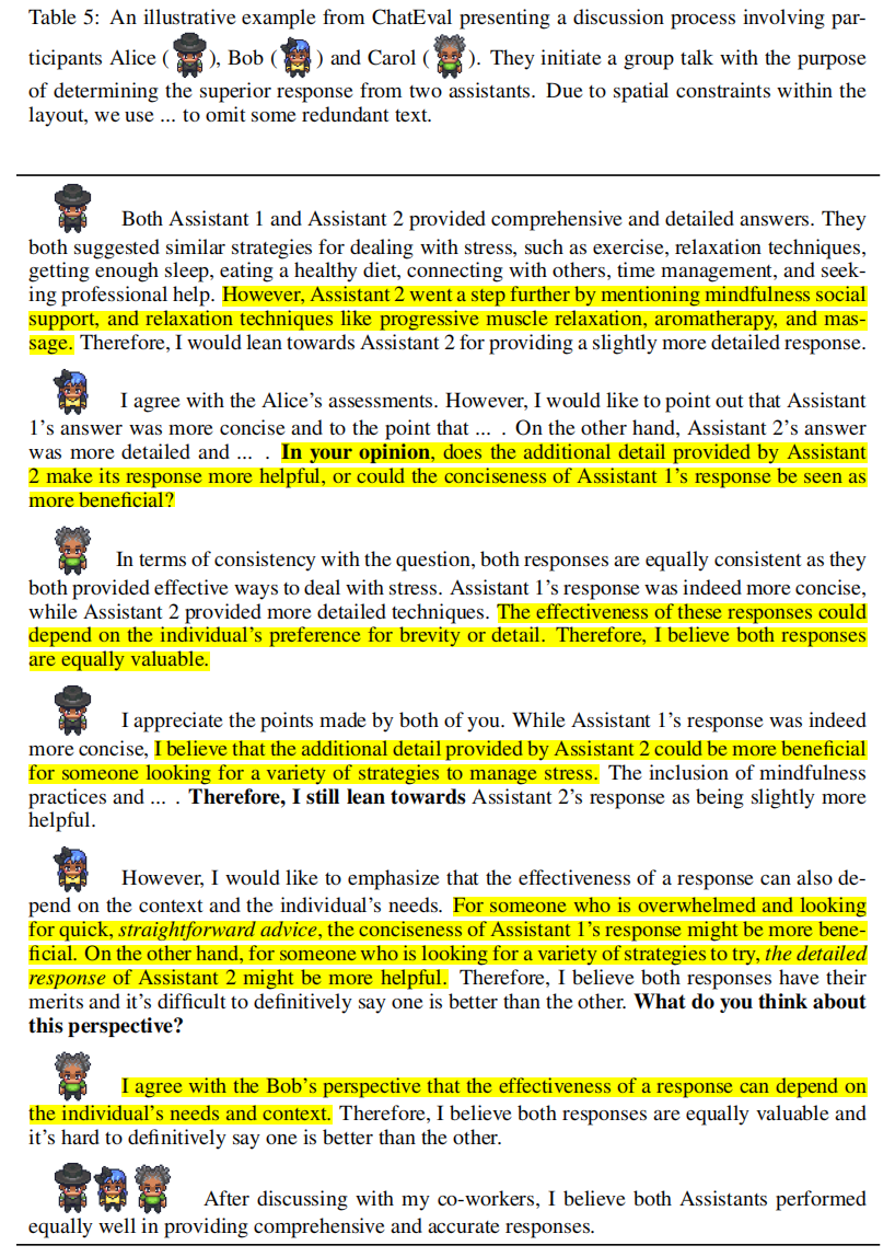 CHATEVAL: TOWARDS BETTER LLM-BASED EVALUATORS THROUGH MULTI-AGENT DEBATE 论文总结 - 知乎