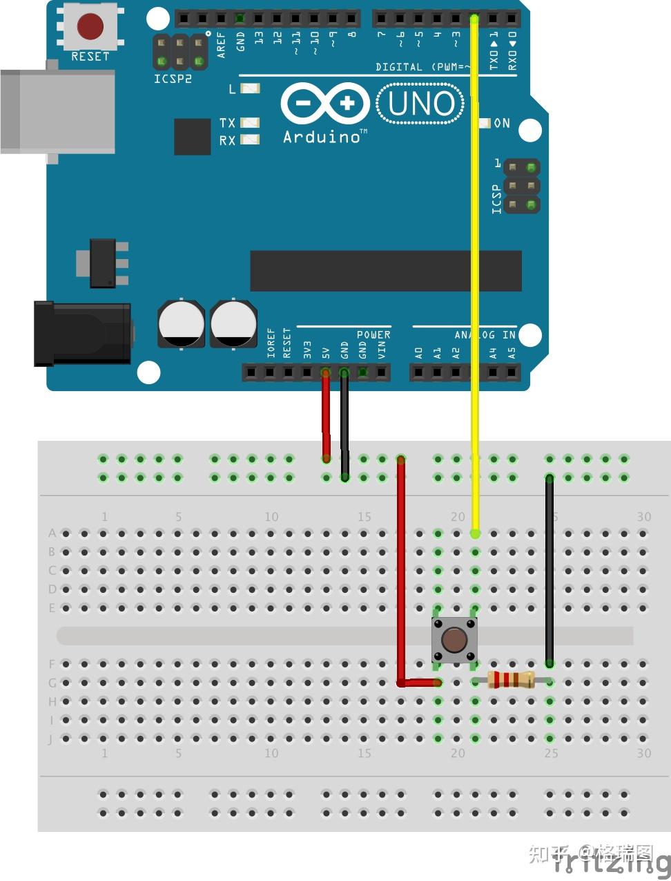 Arduino-0005-内置示例-数字串口读取 Digital Read Serial - 知乎