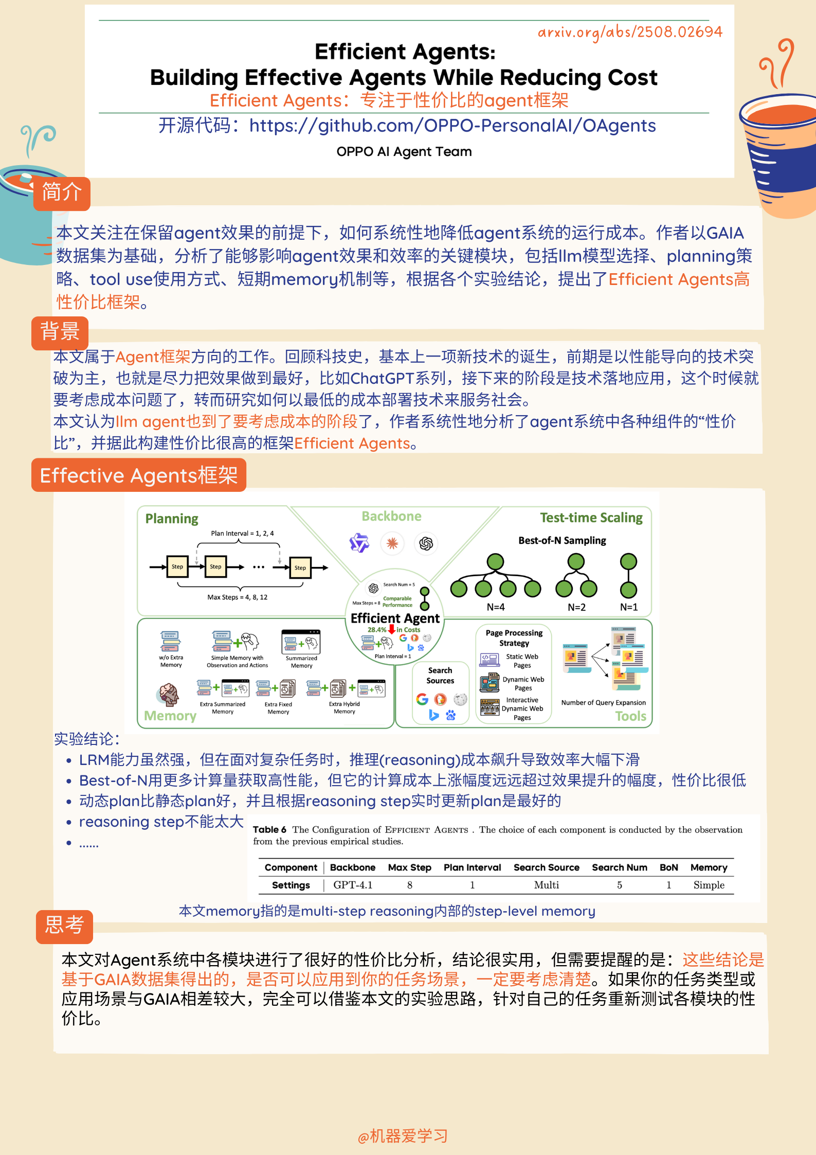[206] Efficient Agents:专注于性价比的agent框架 - 知乎