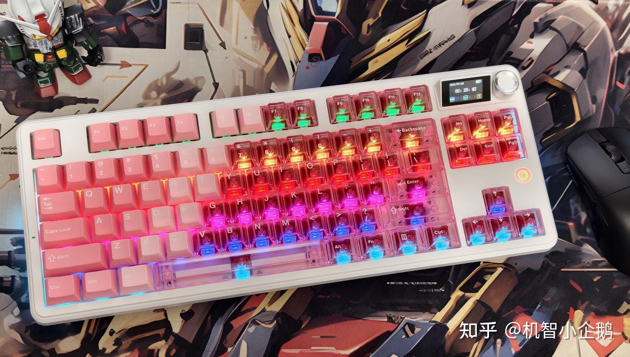 黑爵 MK87 三模机械键盘：把自定义玩明白的全能选手！ - 知乎