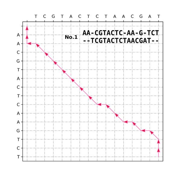 【序列比对】Needleman-Wunsch和Smith-Waterman算法py实现（多条回溯路径，超详细注释） - 知乎
