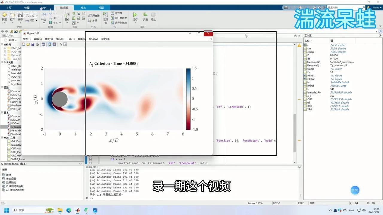 圆柱绕流：时均场计算，涡识别Q准则，Lambda2准则的绘制详细教程 - 知乎