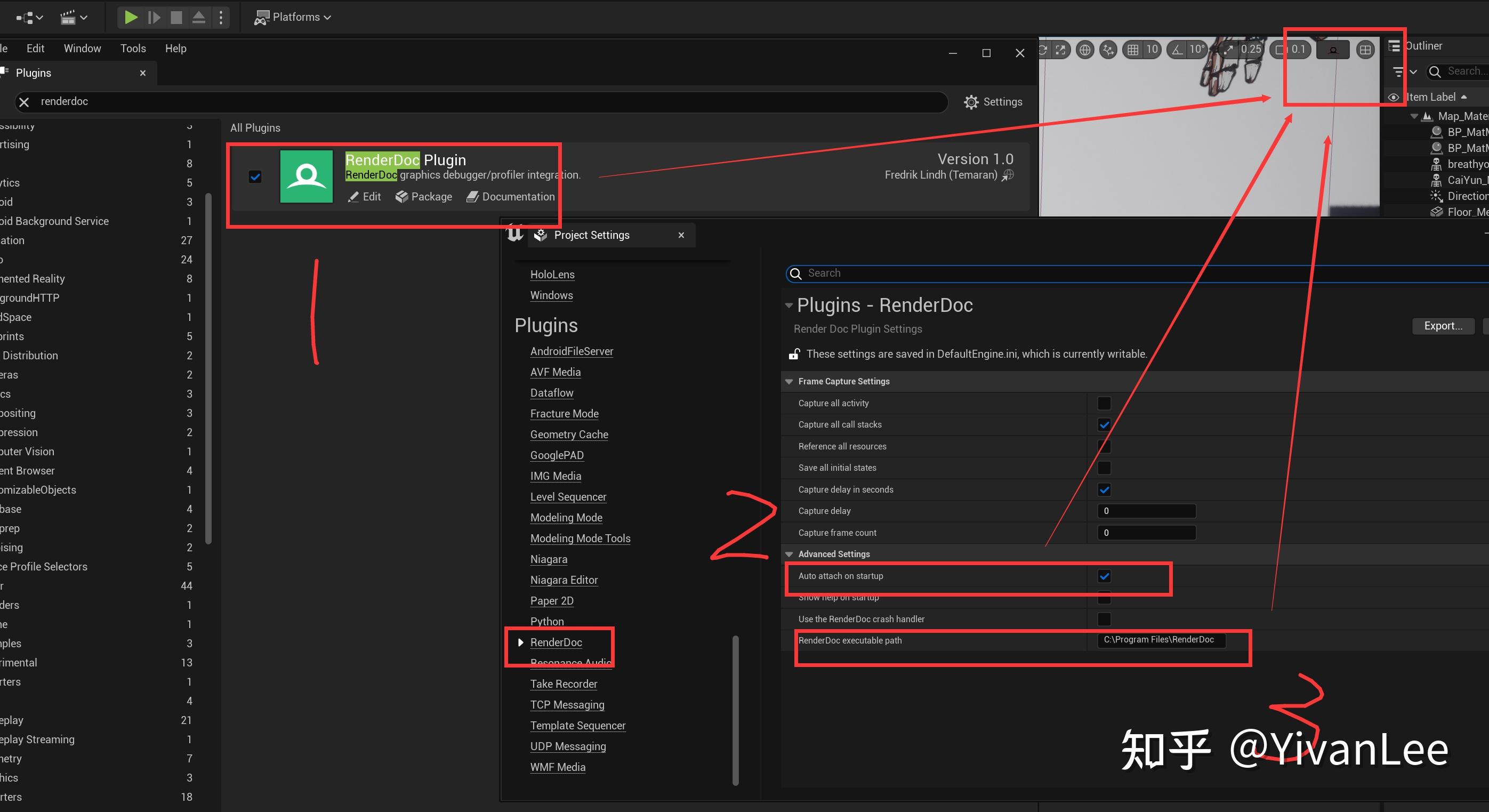 虚幻5渲染编程(Tips)[RenderDoc not working in UnrealEngine5.2Preview] - 知乎