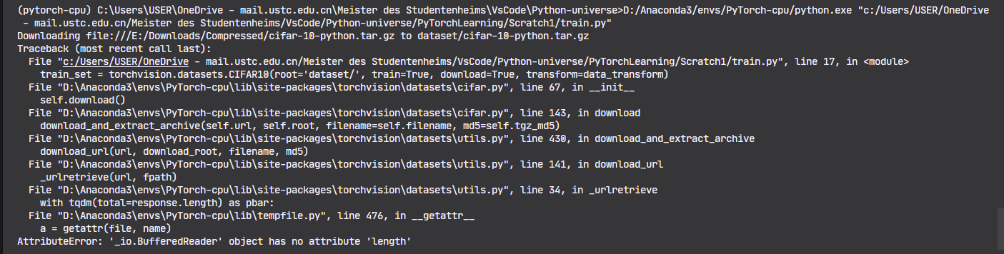 CIFAR10：urllib.error.URLError: - 知乎