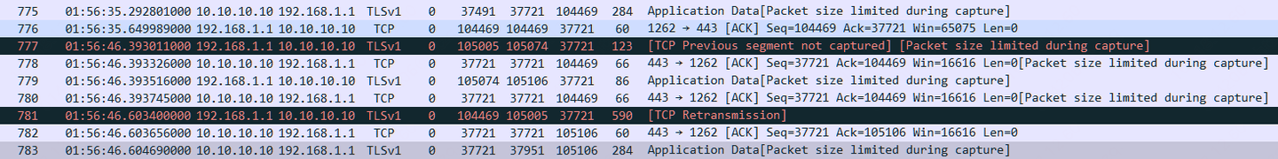 TCP Analysis Flags 之 TCP Previous segment not captured - 知乎