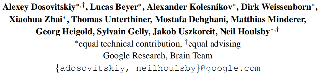 Vision Transform (ViT) - 知乎