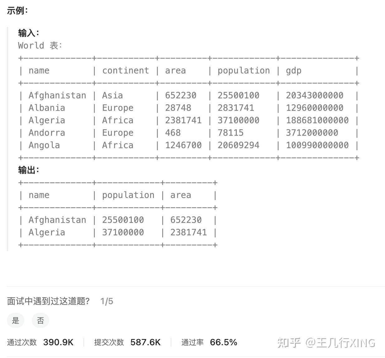 Leetcode 高频 Sql 50 题（基础版）1：查询 知乎