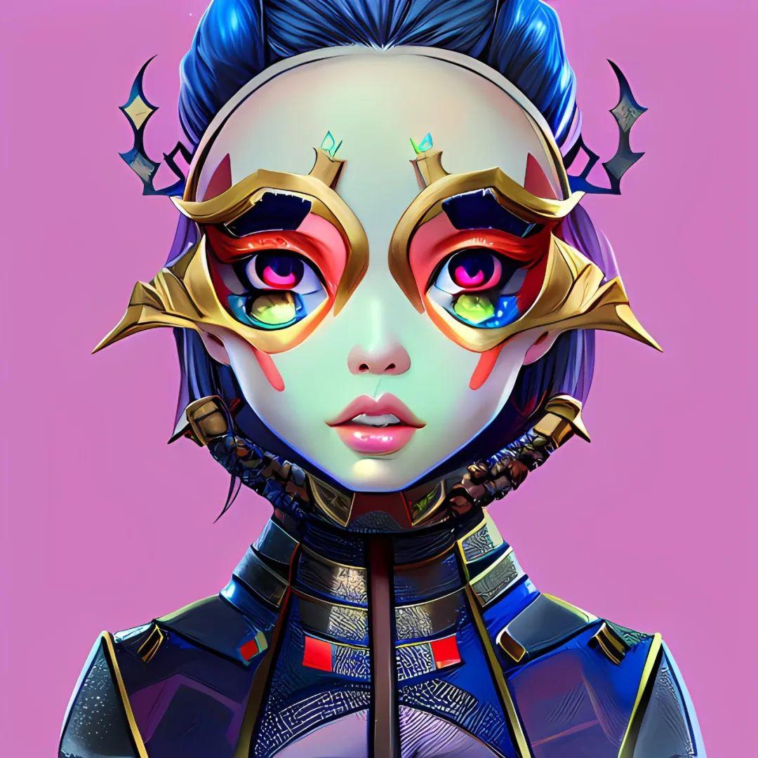 NFT头像精选 | 第一百一十六期 AI生成头像 — JENNIE BY 8LACKPINK - 知乎