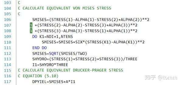 ABAQUS 子程序UMAT-Drucker Prager Model-3 - 知乎