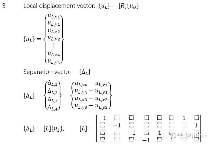 ABAQUS - UEL 入门 cohesive单元线弹性模型 - 知乎