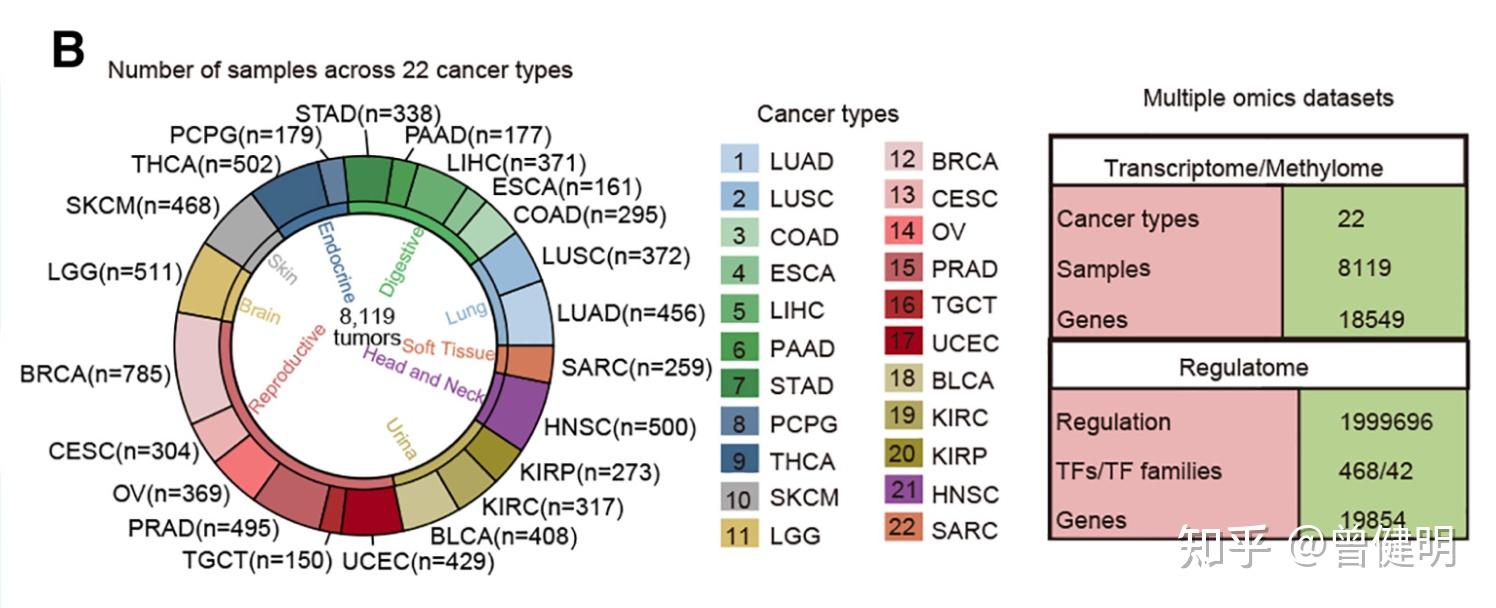 虽然TCGA数据库有33种癌症 - 知乎