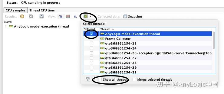 AnyLogic建模技巧 | 性能优化 part2：分析模型的CPU性能 - 知乎