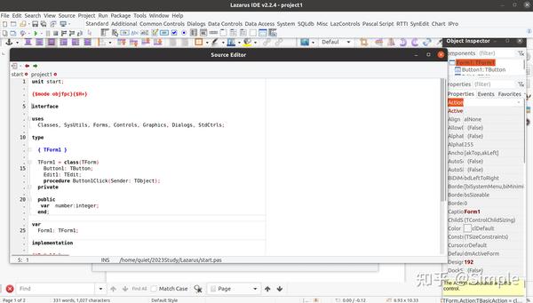 Lazarus安装和IDE - 知乎