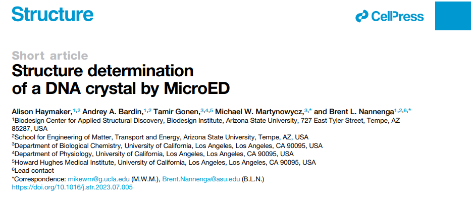 成功解析DNA微晶结构，MicroED技术应用拓展新领域！ - 知乎