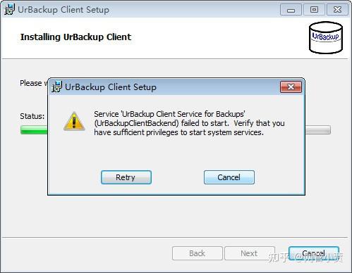 UrBackup 客户端安装到 Windows 7 的正确姿势 - 知乎