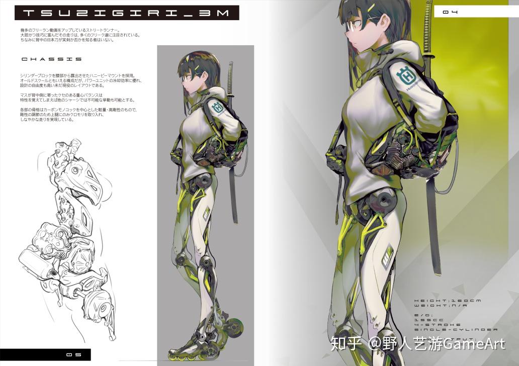 前雅马哈产品设计师AF_KURO，不画机车画起机娘更带感 - 知乎