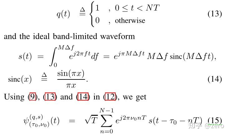 Derivation of OTFS Modulation from First Principles 基函数 分辨率 - 知乎