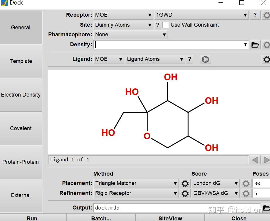 分子对接（MOE篇） - 知乎