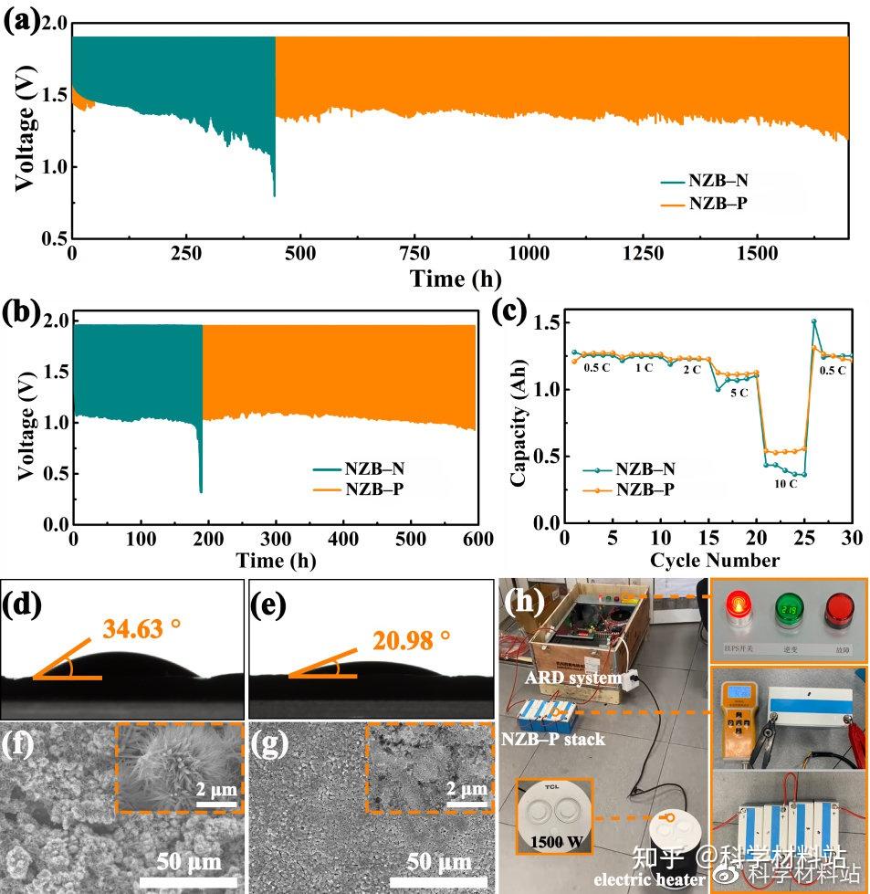 天津大学钟澄教授团队 CEJ：通过引导定向锌沉积和抑制[Zn(OH)4]2−扩散实现镍锌电池超长循环和日历寿命 - 知乎