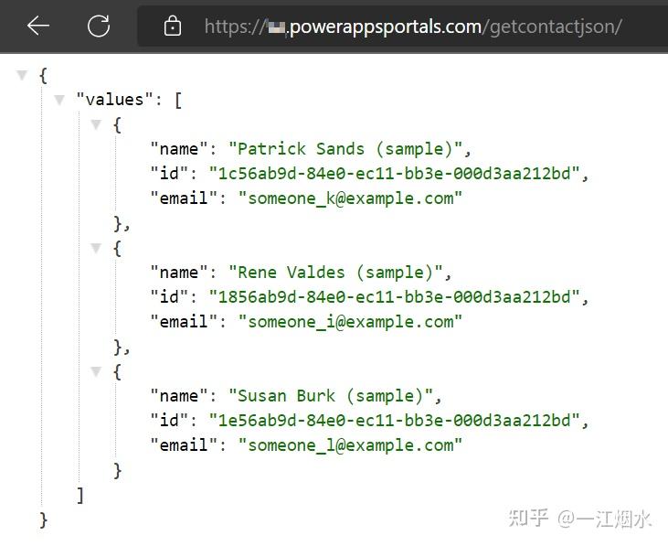 Power Apps Portal中JSON type Web Template的使用 - 知乎