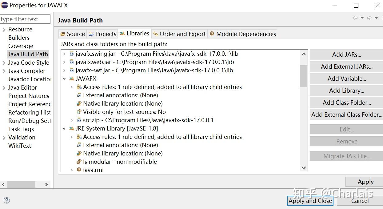 JavaFX包的下载及配置（Eclipse） - 知乎