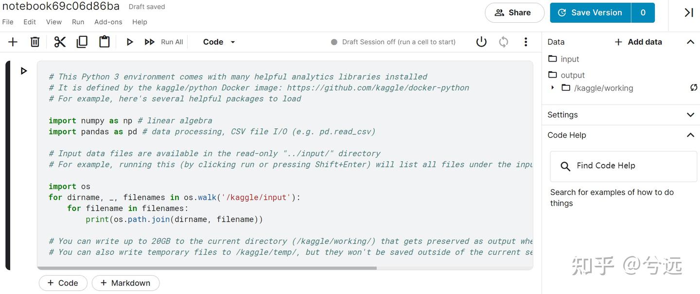 和你一起成长的Kaggle——基本使用篇一 - 知乎