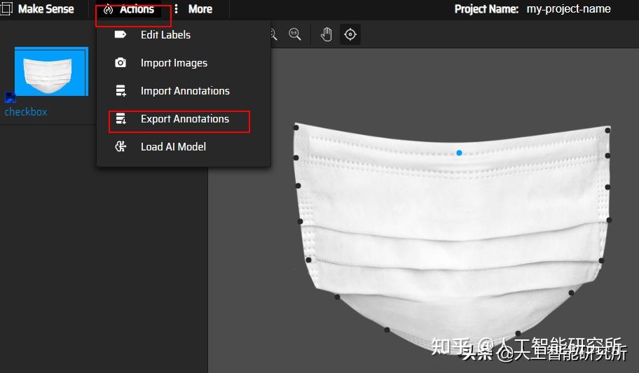 Makesense AI 工具为深度学习照片添加标签 - 知乎
