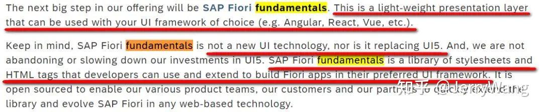浅谈 Fiori Fundamentals 和 SAP UI5 Web Components 的关系 - 知乎