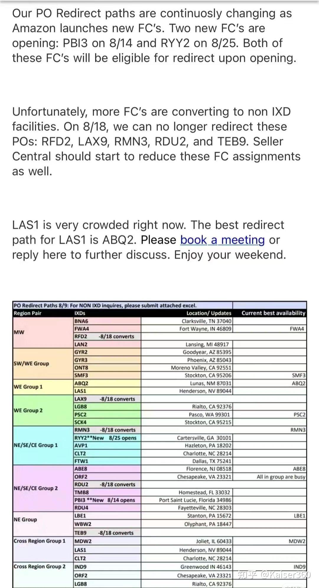 辟谣｜关于SWF2/VGT2/IAH3/RFD2/LAX9/TEB9/RDU2/RMN3转为亚马逊内部仓库传言 - 知乎