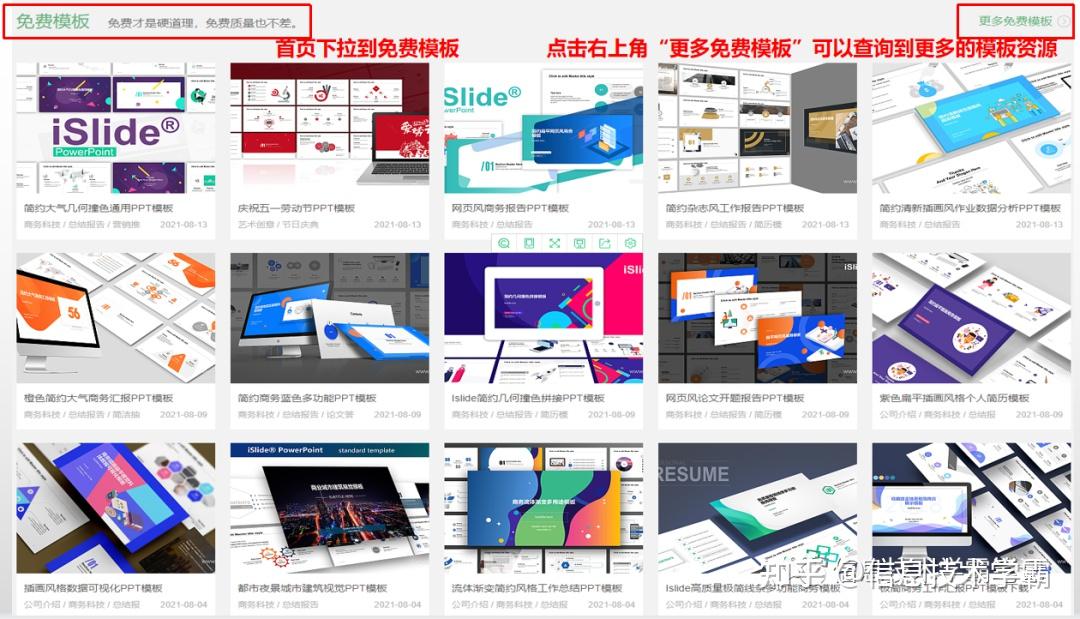 8大免费PPT模板网站及下载方法（避免踩坑），快快收藏 - 知乎