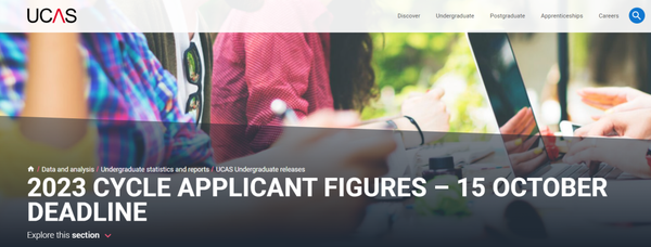2023年UCAS首轮申请数据公布！牛剑申请人数双双下降！ - 知乎