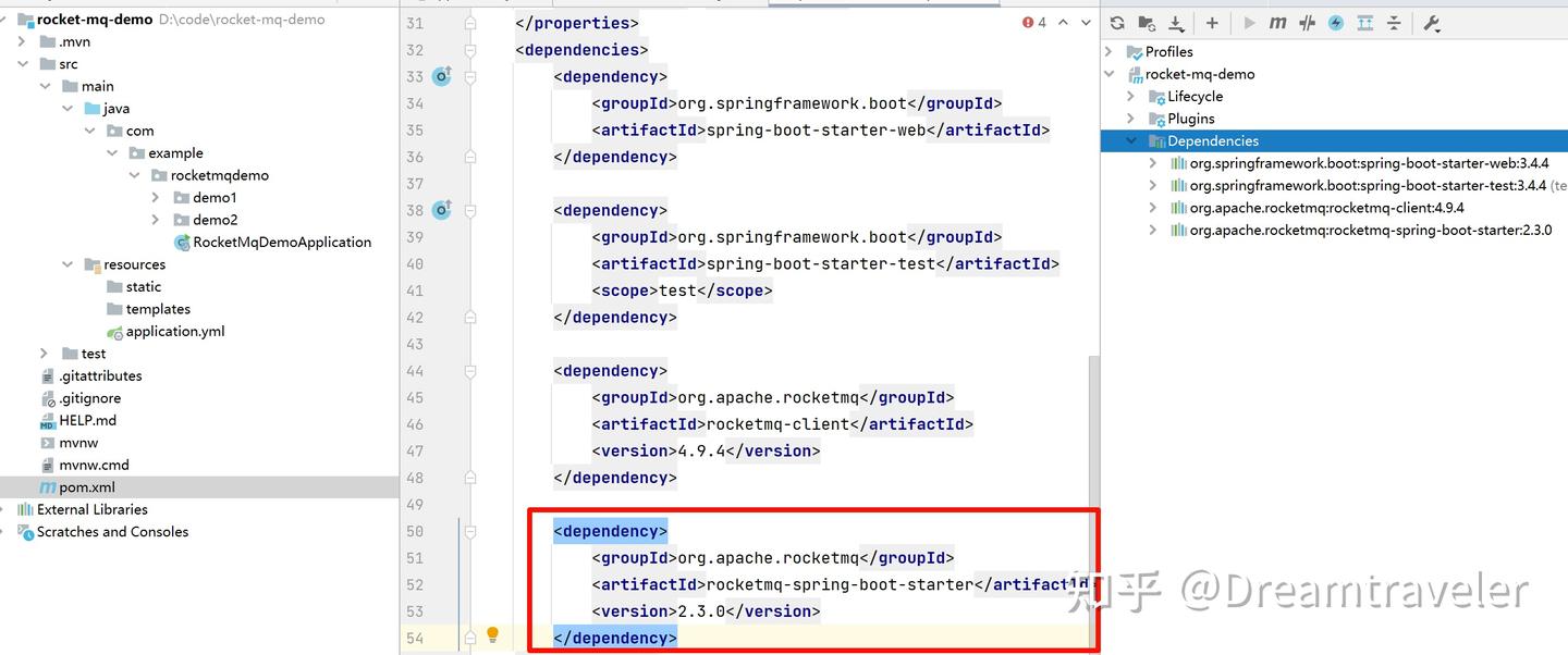 Spring Boot 集成 RocketMQ 全流程指南：从依赖引入到消息收发 - 知乎