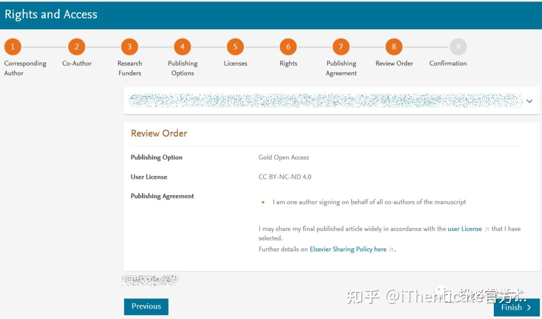 SCI英文论文Accepted后的第一步——Rights and Access（以Elsevier为例） - 知乎