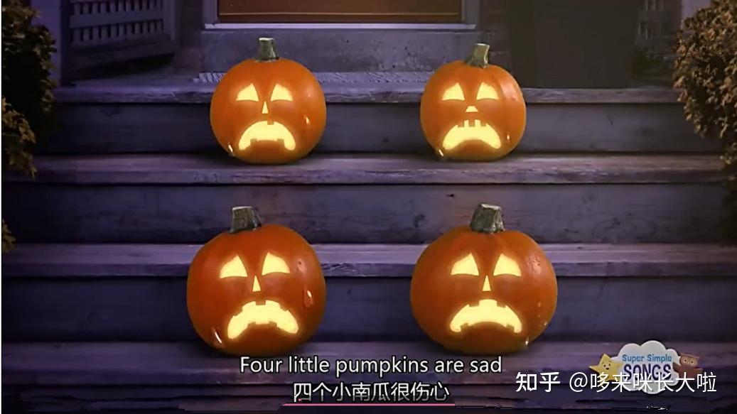 英语启蒙儿歌——Five little pumpkins - 知乎