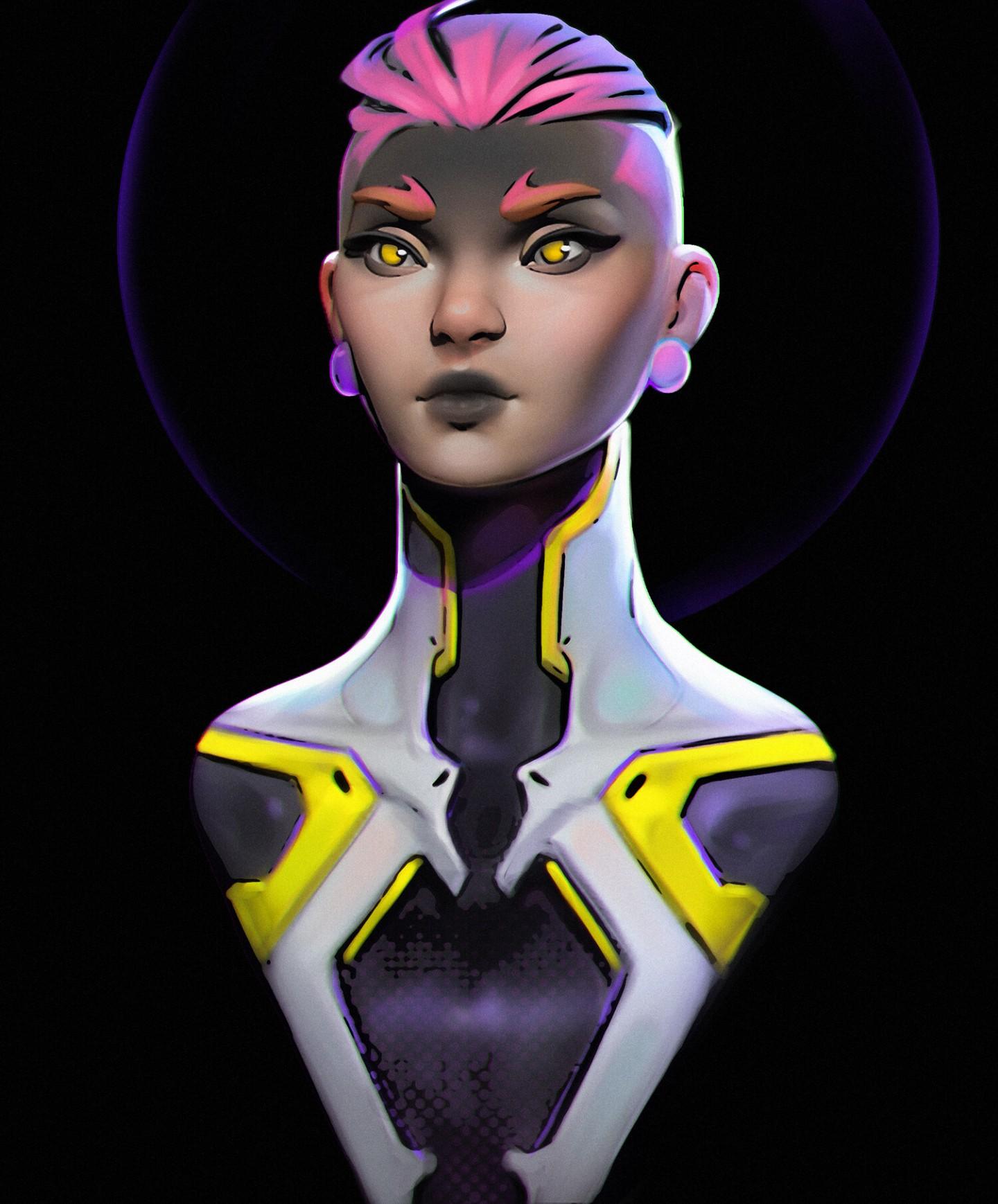 【元素推荐】格鲁吉亚自由艺术家Rene Gorecki作品欣赏62p 科幻角色 美女头像 - 知乎