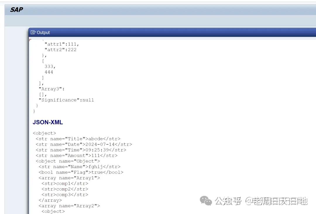 ABAP 中 XML 与 JSON 相互转换的深度剖析 - 知乎
