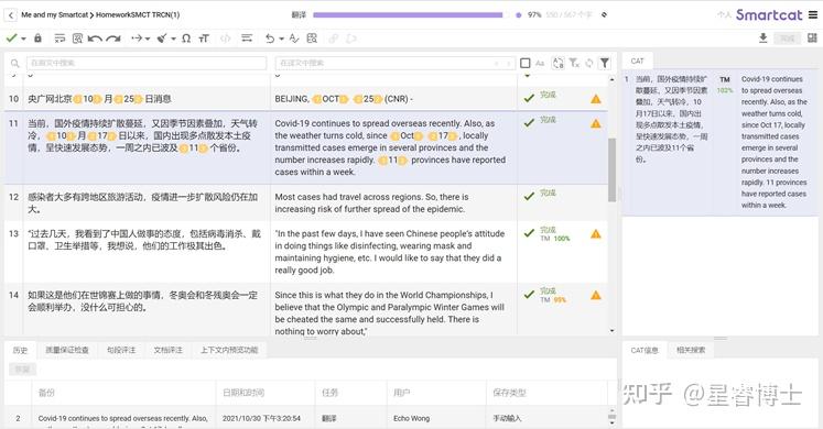 技术与工具 | 国内外常见CAT工具一览 - 知乎
