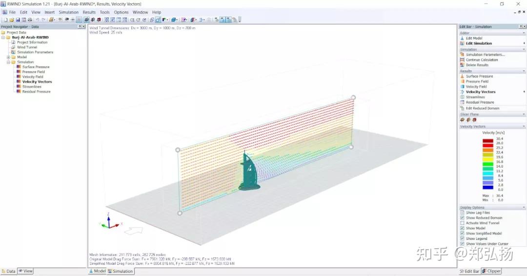 CFD风洞模拟研究 - RWIND和TCFD对比 - 知乎